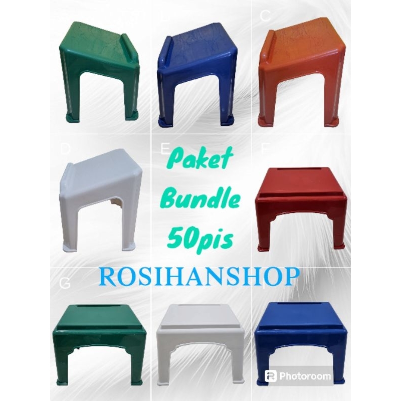 Jual MEJA NGAJI PLASTIK MEJA PAKET BUNDLING 50 PIS PECKING FULL KARDUS ...