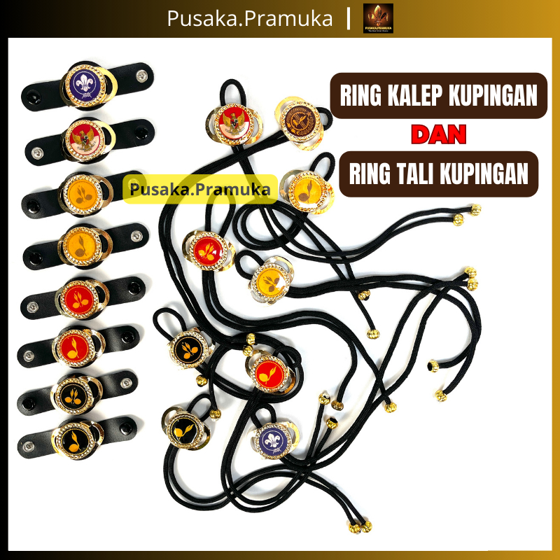 Jual Ring Kacu Hasduk Kupingan Model Kalep dan Tali Untuk SD, SMP, SMA ...