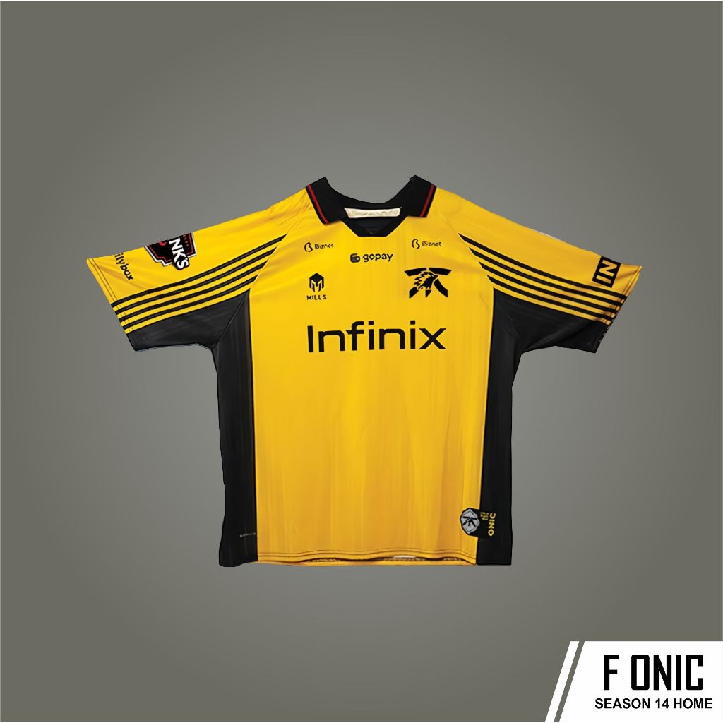 Jual Jersey FNATIC ONIC ESPORT TERBARU season 14 Free Custom Nama ...