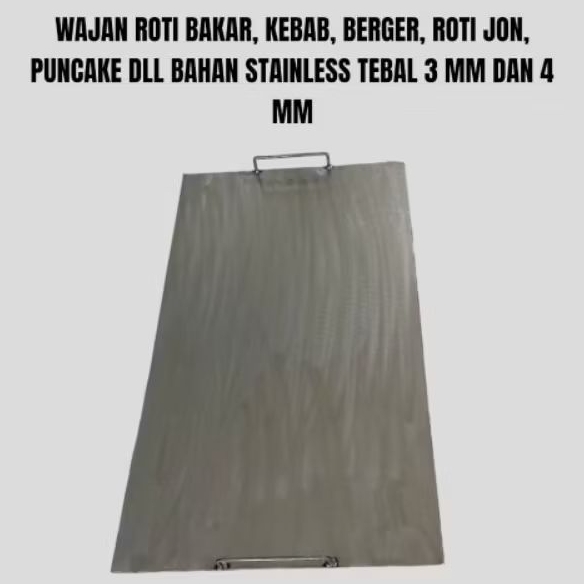 Jual WAJAN ROTI BAKAR KEBAB BERGER ROTI JON PUNCAKE DLL BAHAN STAINLESS ...