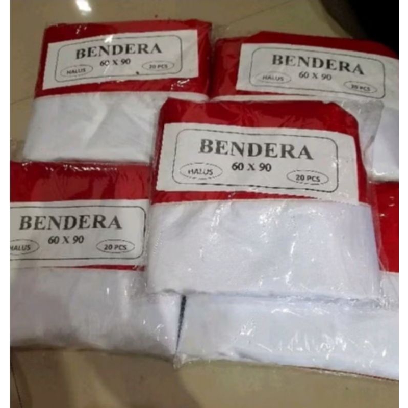 Jual Bendera Merah Putih 10 Biji Ukuran 60x90cm (PROMO OC) | Shopee ...