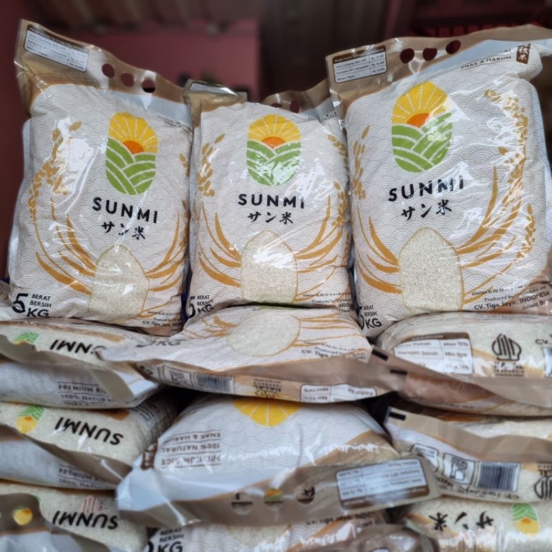 Jual Beras Sunmi Premium 5kg x 3 Kantong | Shopee Indonesia