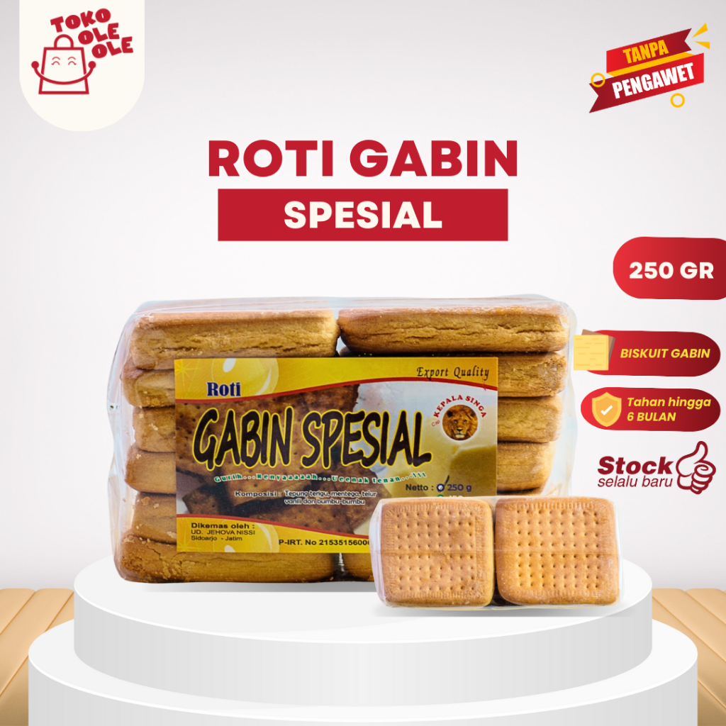 Jual Roti Gabin Special Cap Kepala Singa 250 gr | Shopee Indonesia