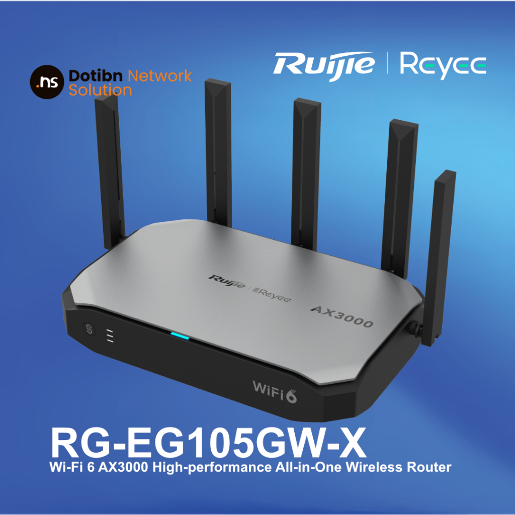 Jual RUIJIE RG-EG105GW-X Wi-Fi 6 AX3000 HIGH-PERFOMANCE ALL-IN-ONE WIRELESS ROUTER | Shopee ...