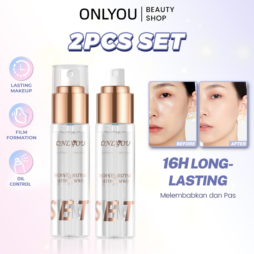 Jual 【BPOM】ONLYOU Moisturizing Setting Spray Makeup Stay Lock Mist ...