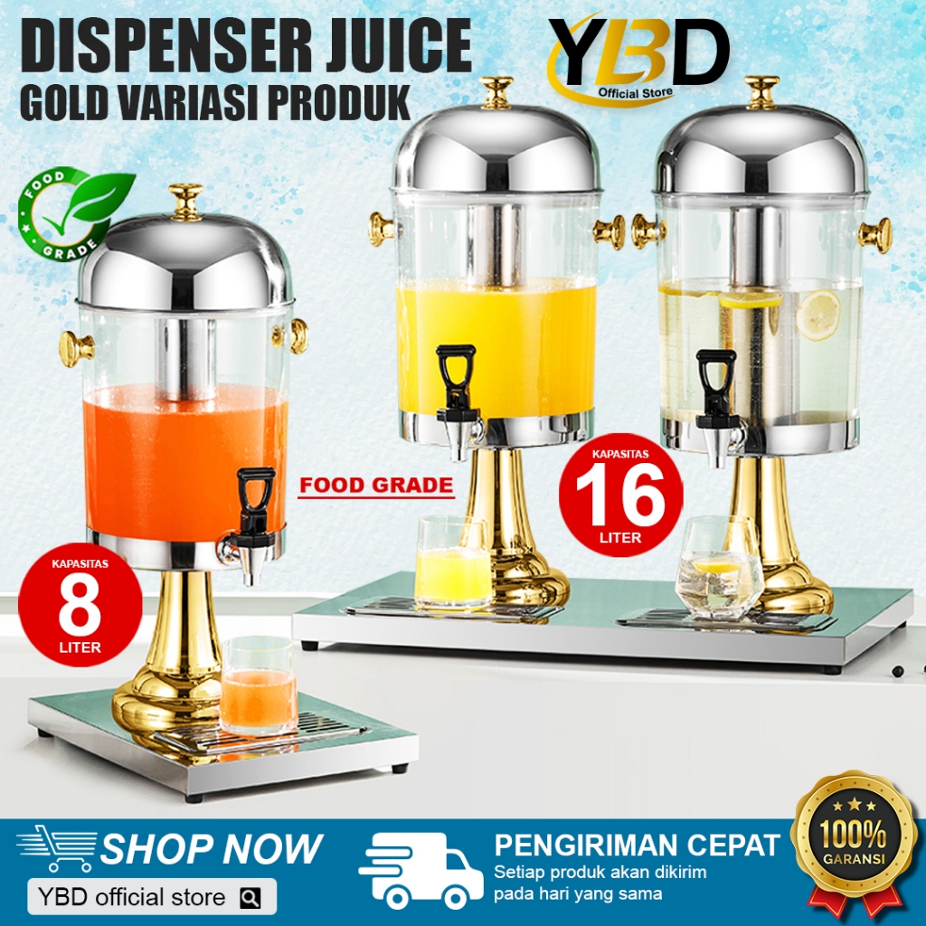 Jual Dispenser juice Gold kapasitas 8L & 16L / Dispenser air manual ...