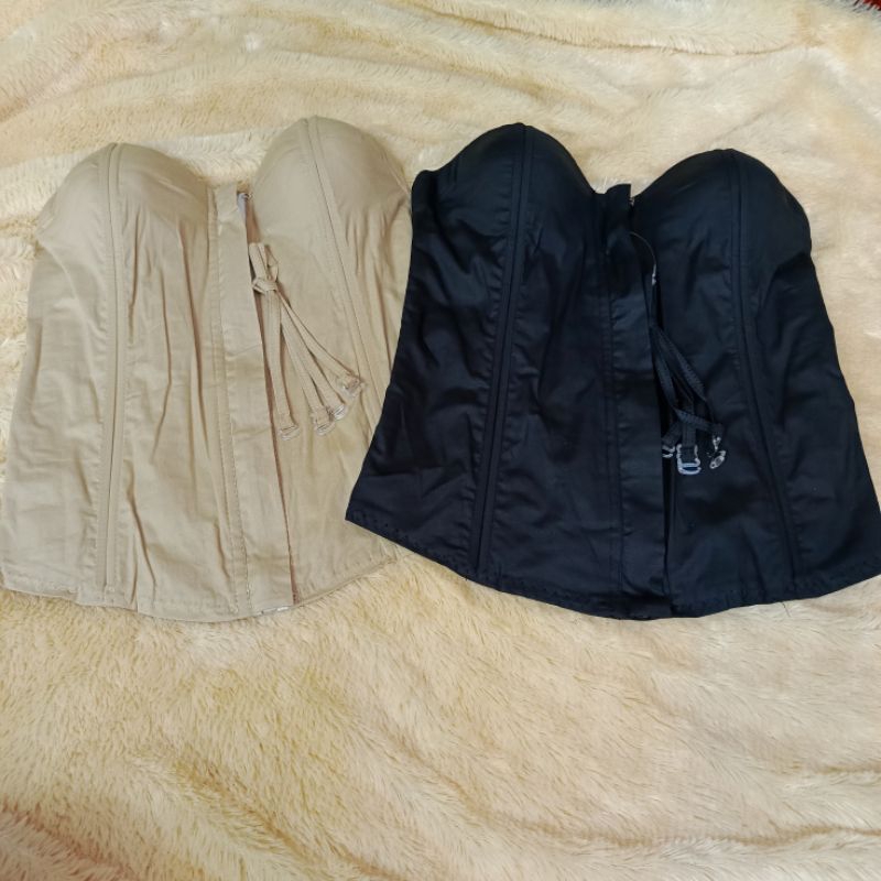 Jual Longtorso Kamisol Dalaman Kebaya Inner Korset Cotton Stretch ...