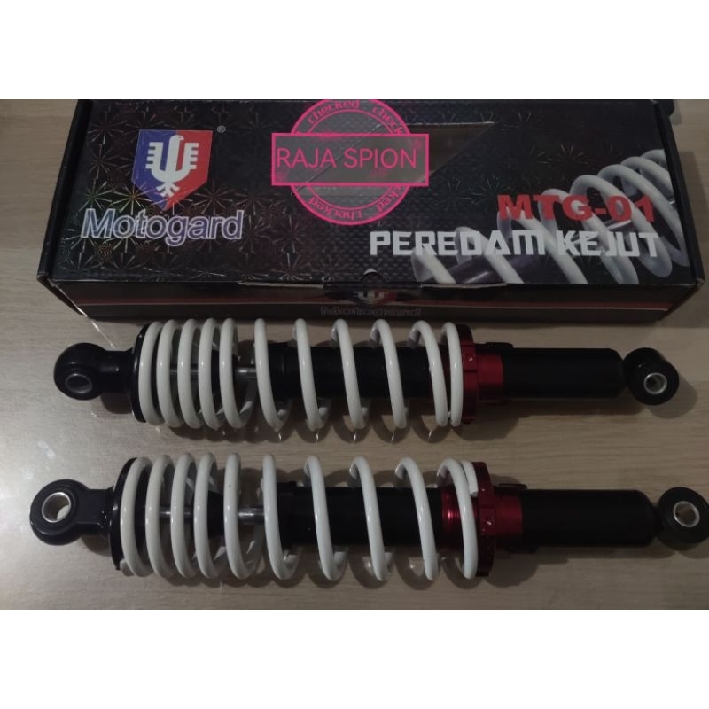 Jual Shock 340 warna putih merk motogard | Shopee Indonesia