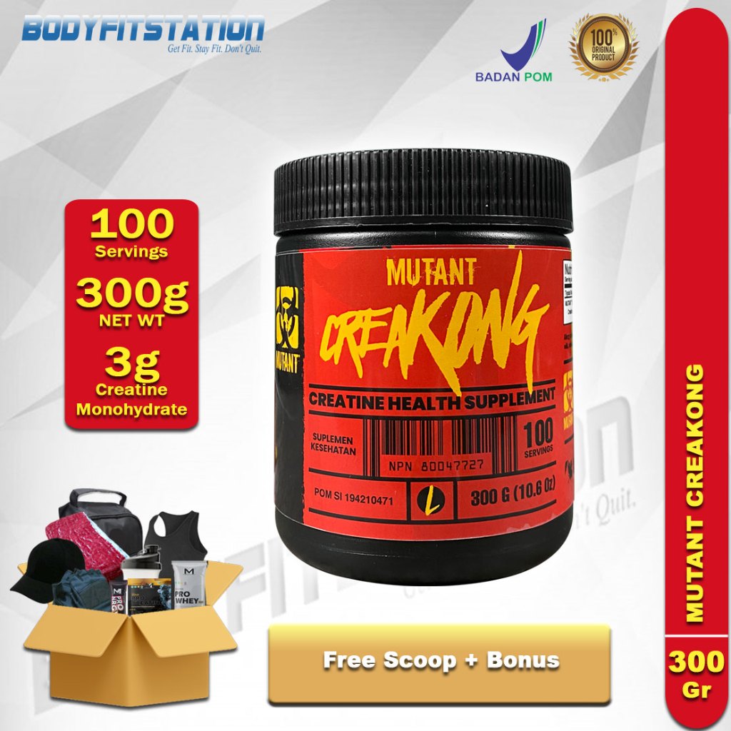Jual Mutant Creakong 300 Grams - Suplemen Creatine Monohydrate Import ...