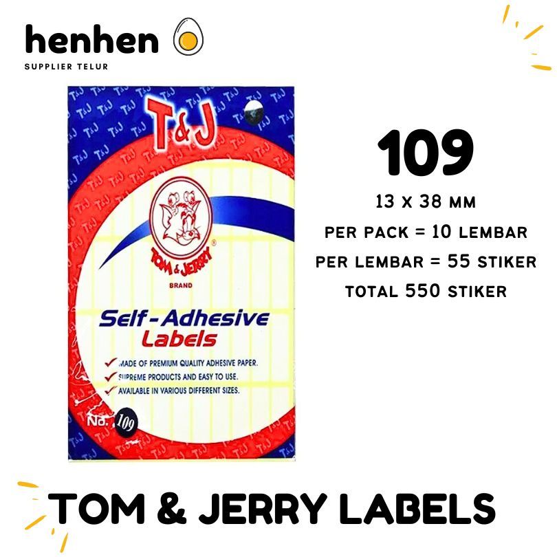 Jual LABEL TOM AND JERRY 109 | Shopee Indonesia