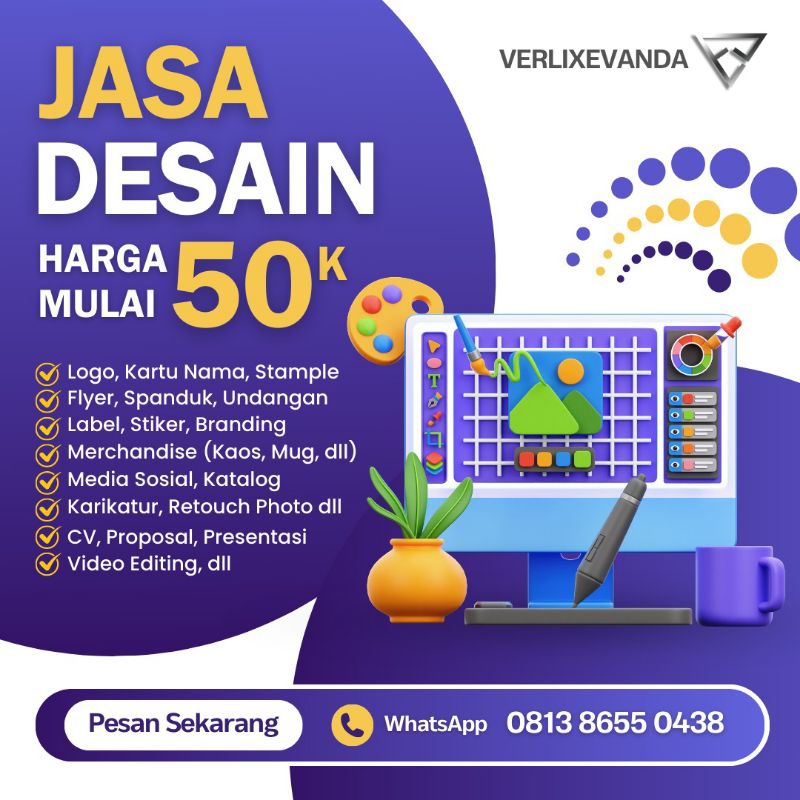 Jual JASA DESAIN HARGA MULAI DARI 50RIBU | Shopee Indonesia