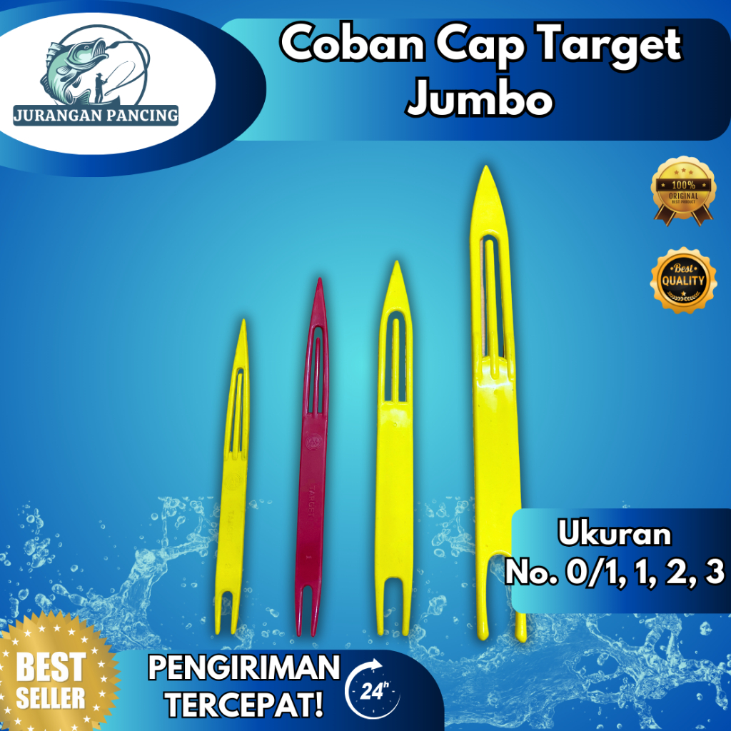 Jual Coban Cap Target Jumbo Alat Jahit / Alat Rajut Jaring Ikan dan ...