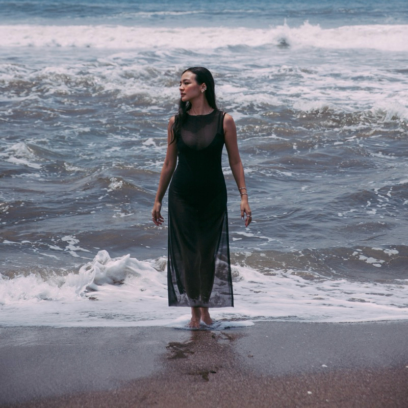 Jual [LAC] KOV13 Kuta Mesh Dress | KOVE SWIM | Dress jaring mesh wanita ...