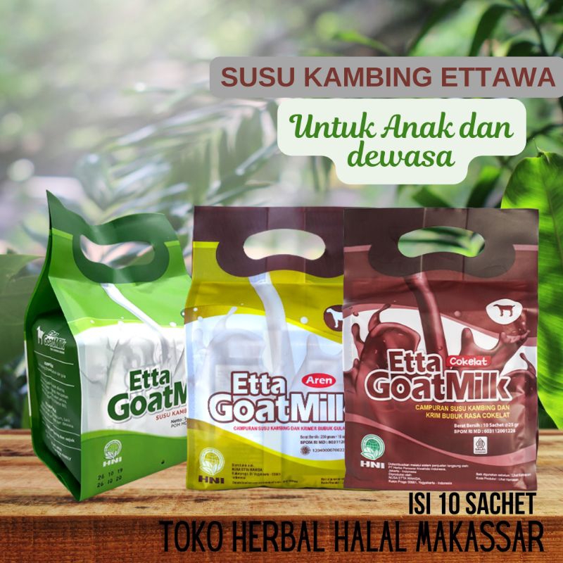 Jual Susu Kambing Ettawa | Etta Goat Milk | Rasa Original Aren Coklat ...