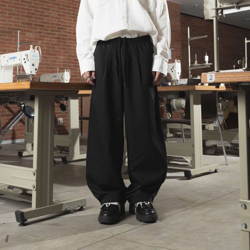 Jual FAITH FADE Academia - Basic Baggy Slack Pants (Black) | Shopee ...