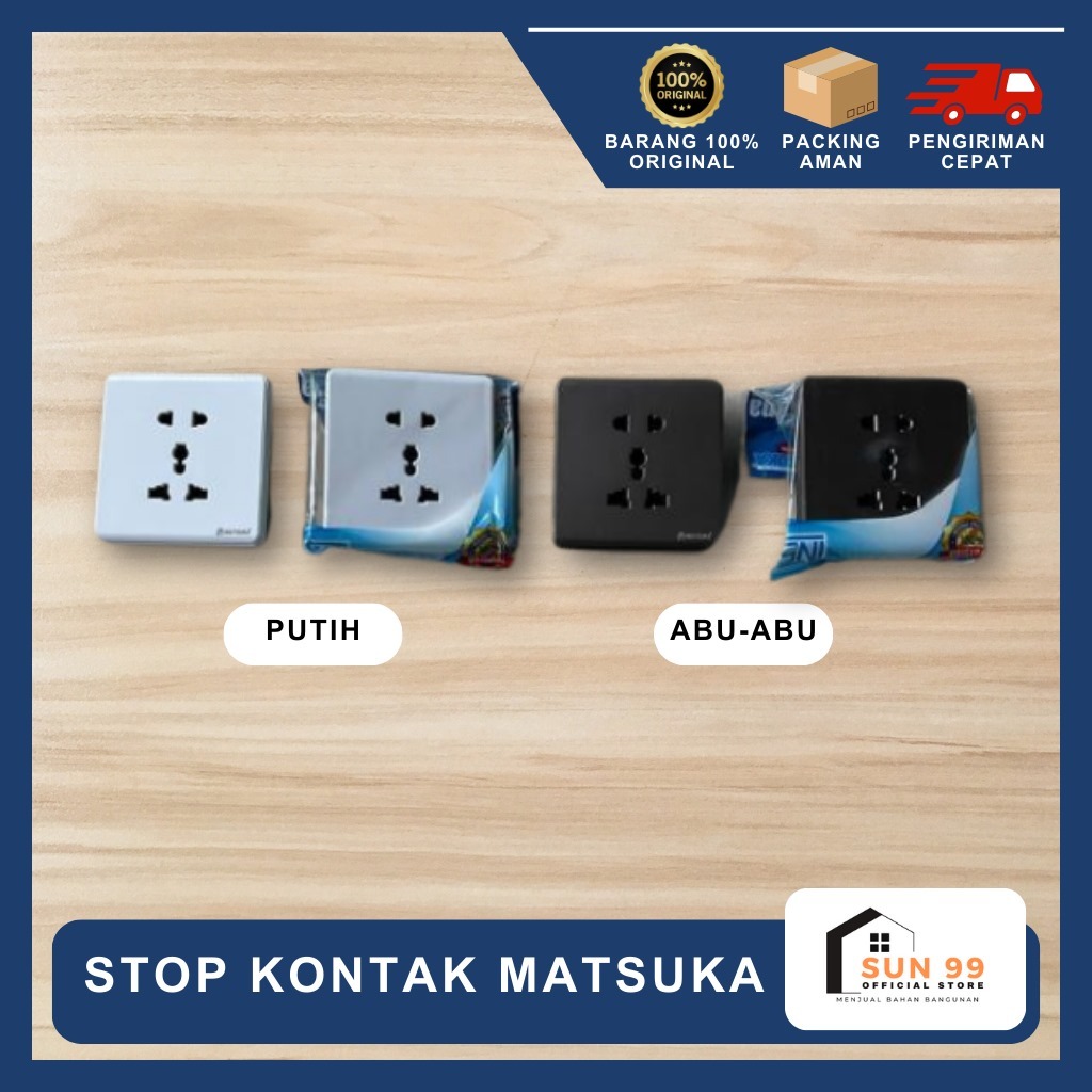 Jual Stop Kontak IB MATSUKA / Saklar Listrik IB MATSUKA / Stop Kontak ...