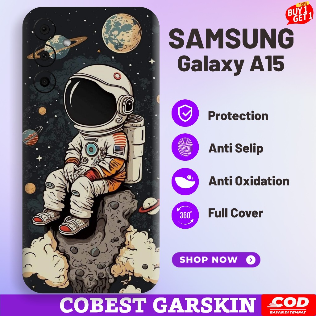 Jual Pesan Garskin Stiker HP Samsung Galaxy A15 Bonus 1 Gambar Desain ...
