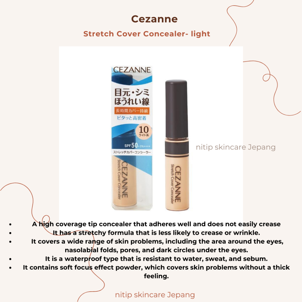 Jual PO Jepang-- cezanne Stretch Cover Concealer original cezanne japan ...