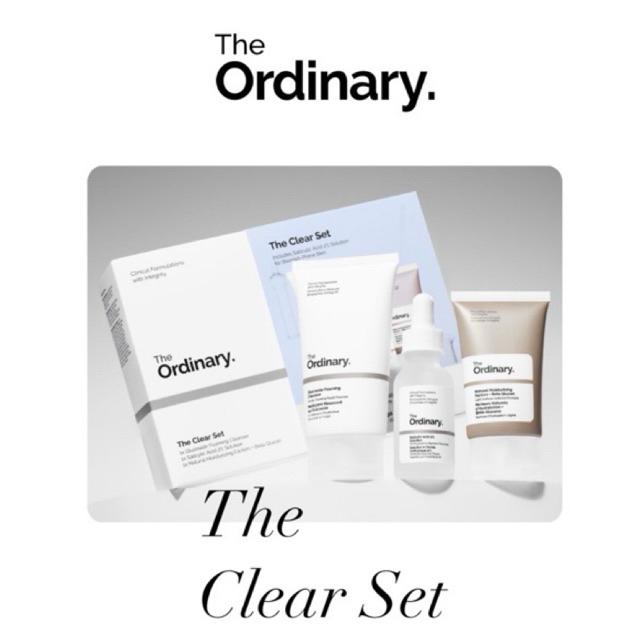 Jual The Ordinary The Clear Set | Shopee Indonesia