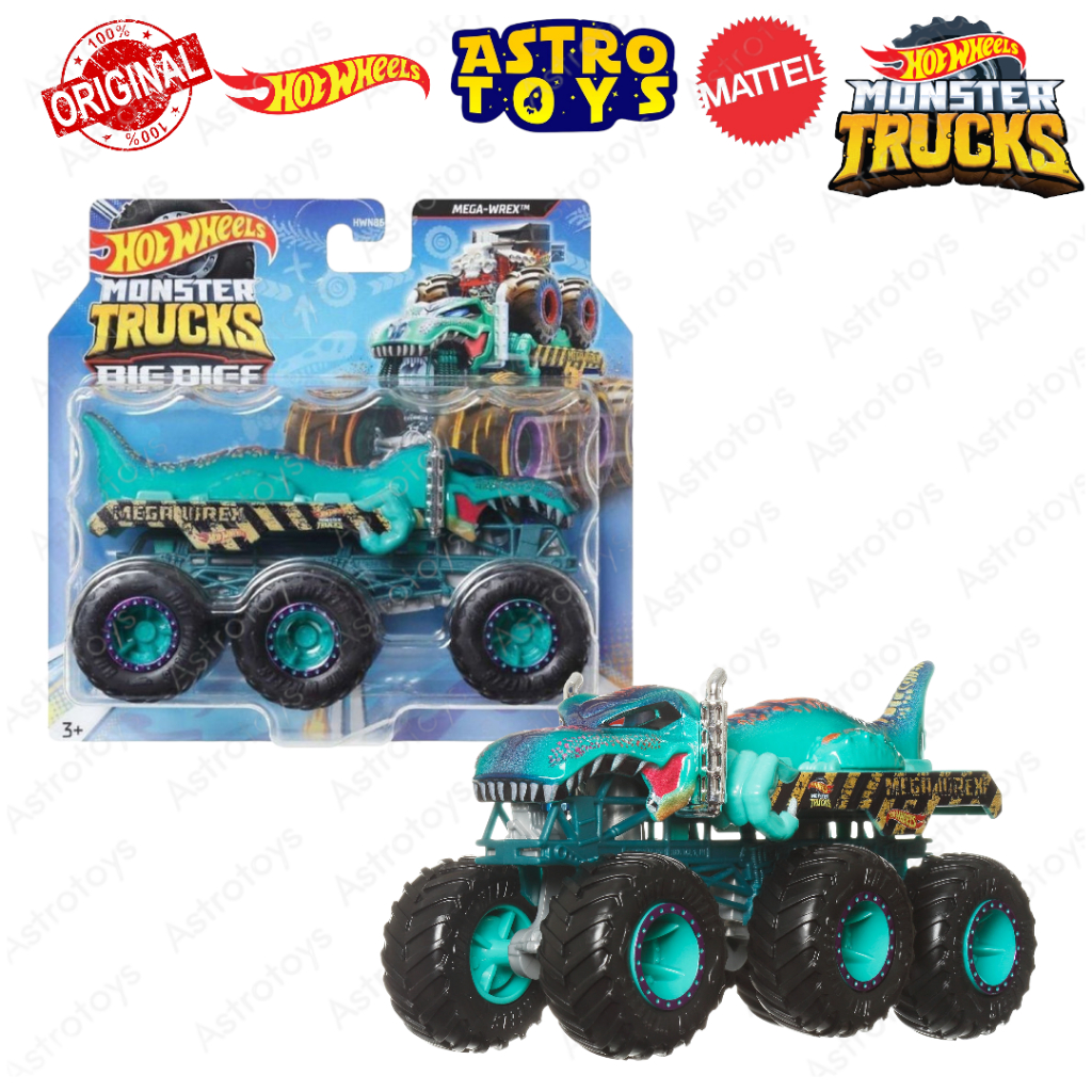 Jual Hot Wheels Monster Trucks Big Rigs Mega Wrex - Mainan Anak Diecast Mobil Truck Hotwheels ...