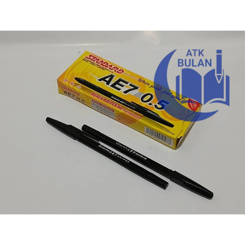 Jual ballpoint/pulpen/bulpen standard ae7 (harga per pcs) | Shopee Indonesia