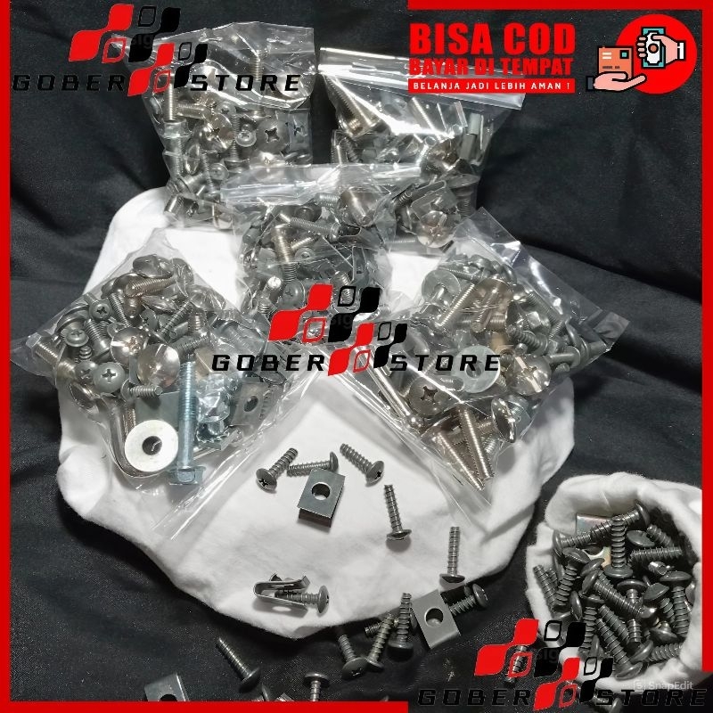 Jual Satu set baut / baud full body motor Fizr / F1zr (poswan) | Shopee ...