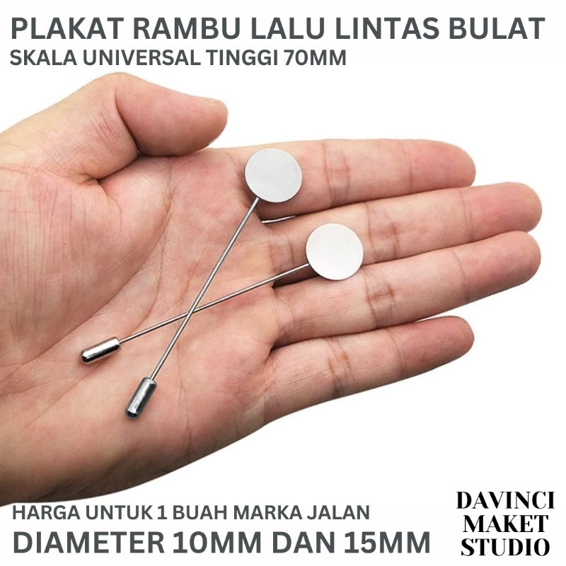 Jual (Plat) Miniatur Pin Papan Rambu Plakat Besi Lalu Lintas Marka ...