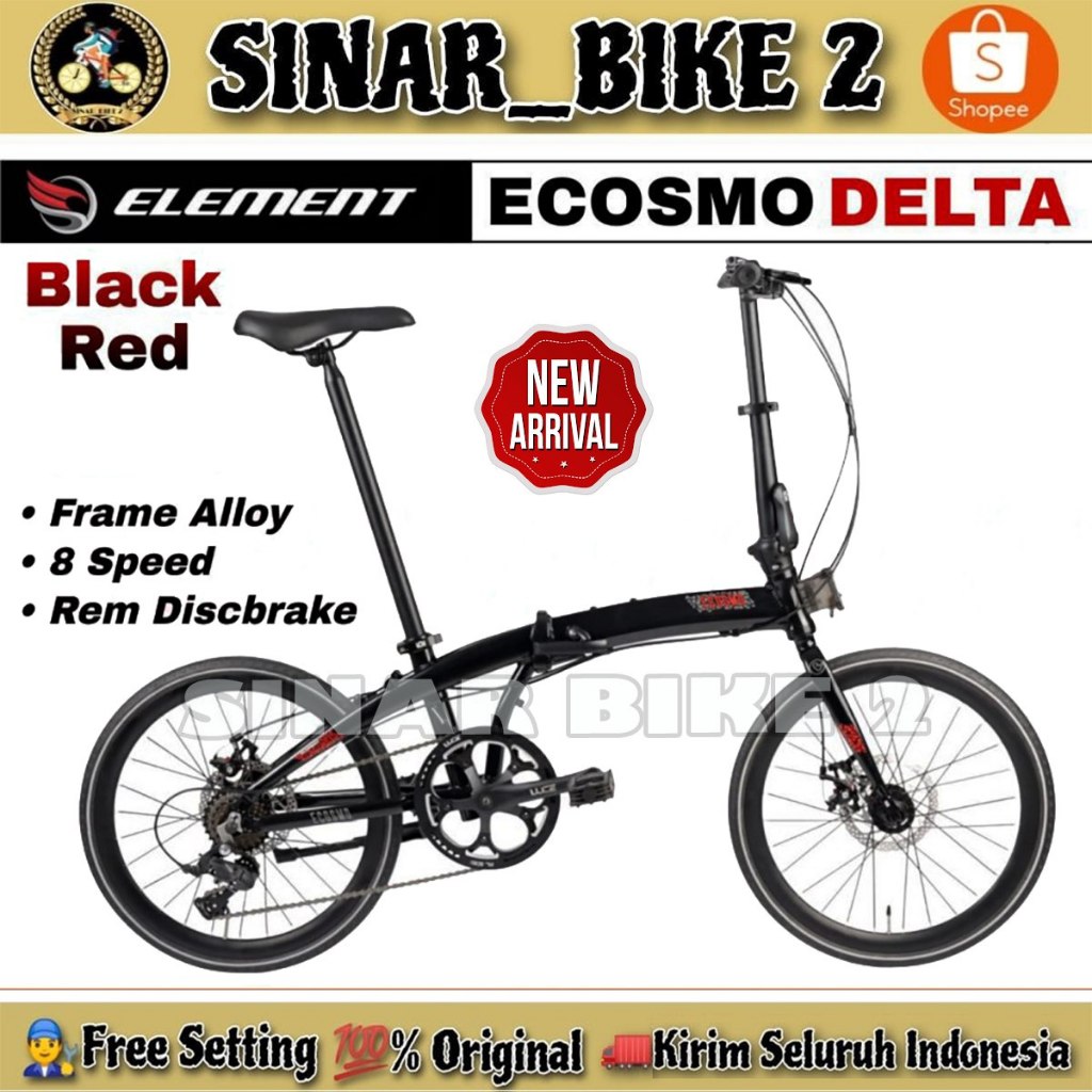 Jual Sepeda Lipat ELEMENT ECOSMO DELTA 8 Speed Ukuran 20 Inch 22 Inch ...