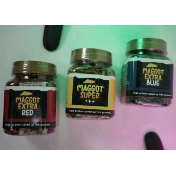 Jual MAGGOT EXTRA SUPER BLUE SUPER RED BANGFISH X FAJAR ARIEF | Shopee ...