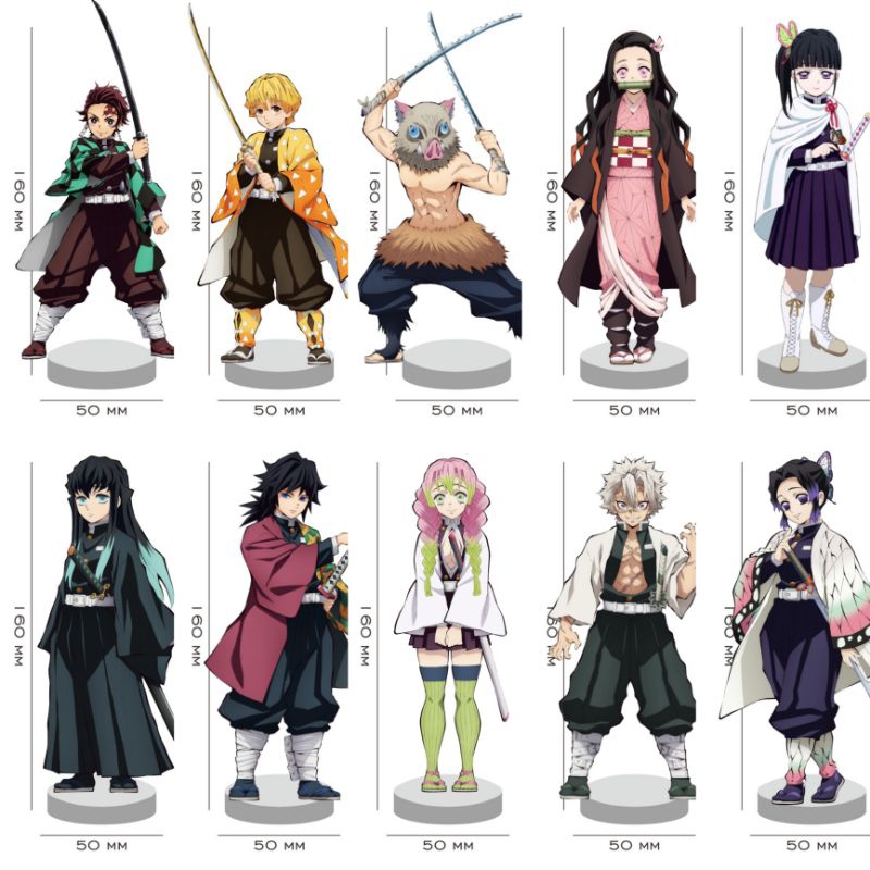 Jual Kimetsu No Yaiba Acrylic Standee / Standee Figur Akrilik Anime ...