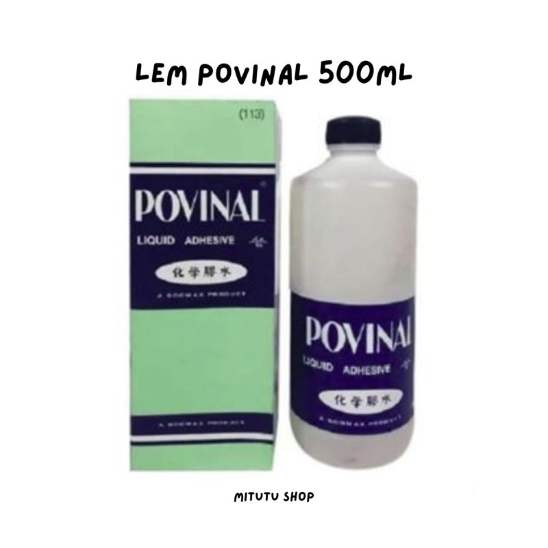 Jual LEM POVINAL 500 ML | Shopee Indonesia