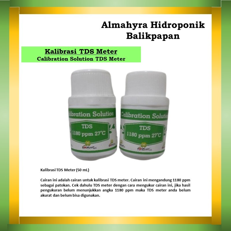 Jual Cairan Kalibrasi TDS Meter TDS Calibration GOODPLANT | Shopee Indonesia