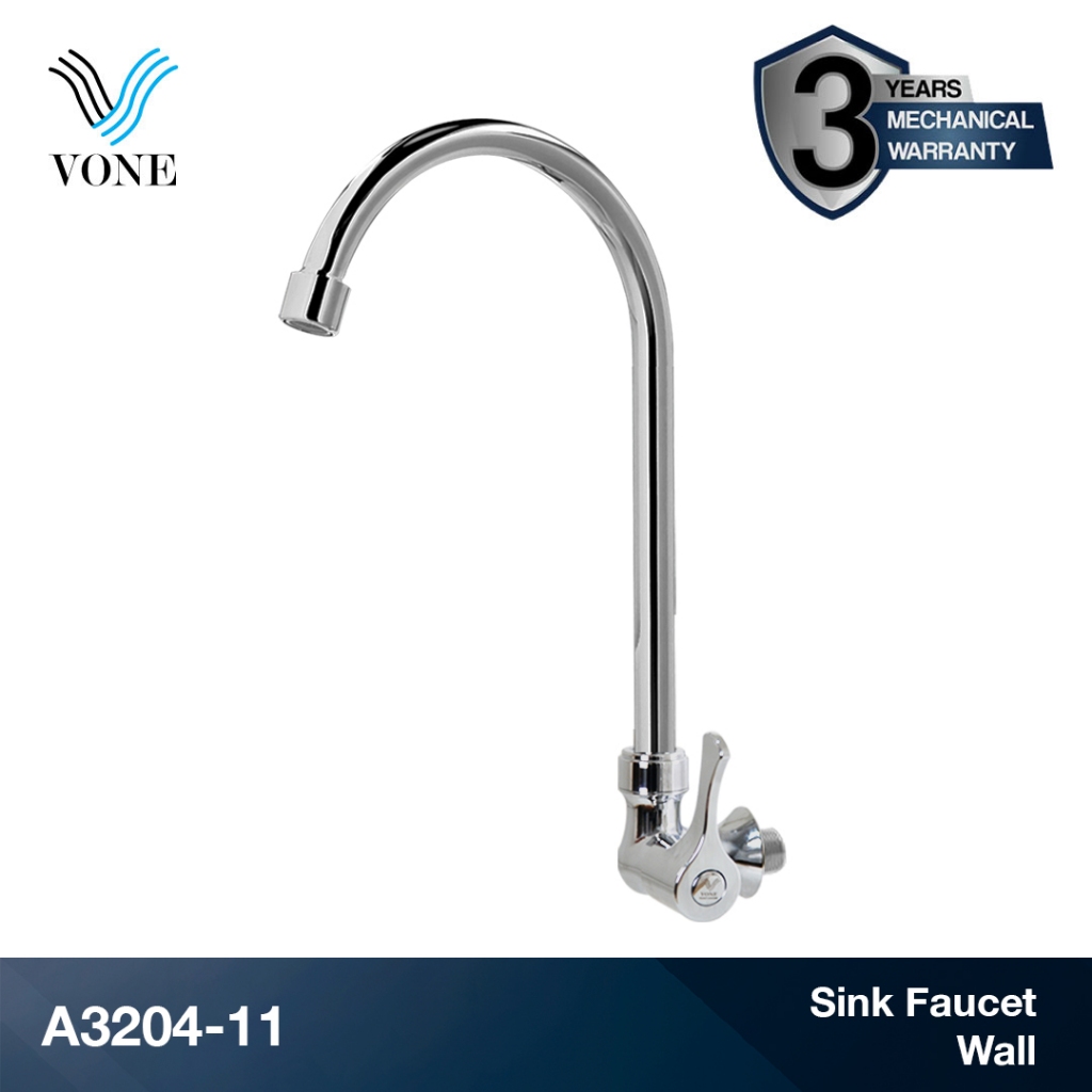 Jual VONE Kran Cuci Piring Angsa Keran Sink Dapur Tanam Tembok Plastik ...