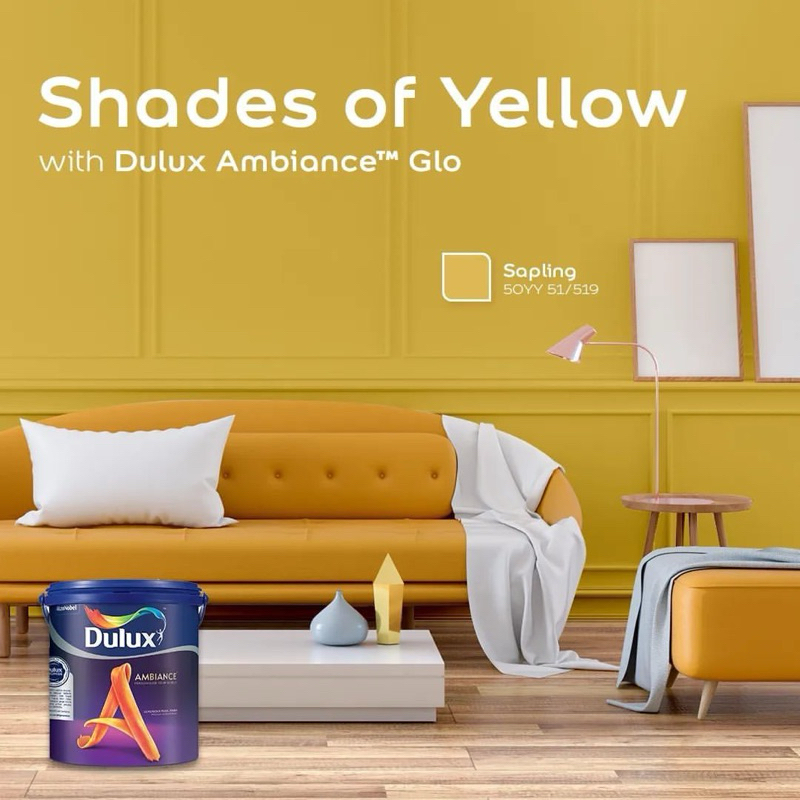 Jual Cat Tembok DULUX AMBIANCE GLO PUTIH/ BRILLIANT WHITE/ Shades of ...