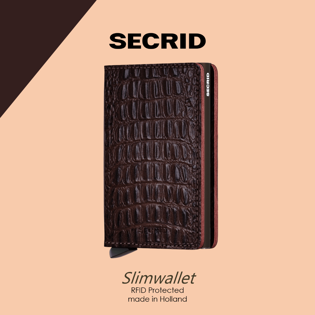 Jual Dompet Kartu RFID - SECRID Slimwallet Nile Brown Original | Shopee ...
