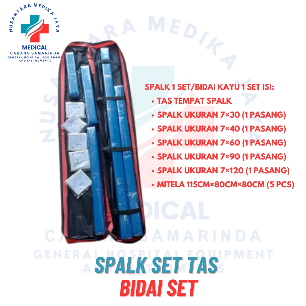 Jual Spalk Set Spalk 1 Set Bidai Kayu 1 set bidai kayu set bidai spalk ...