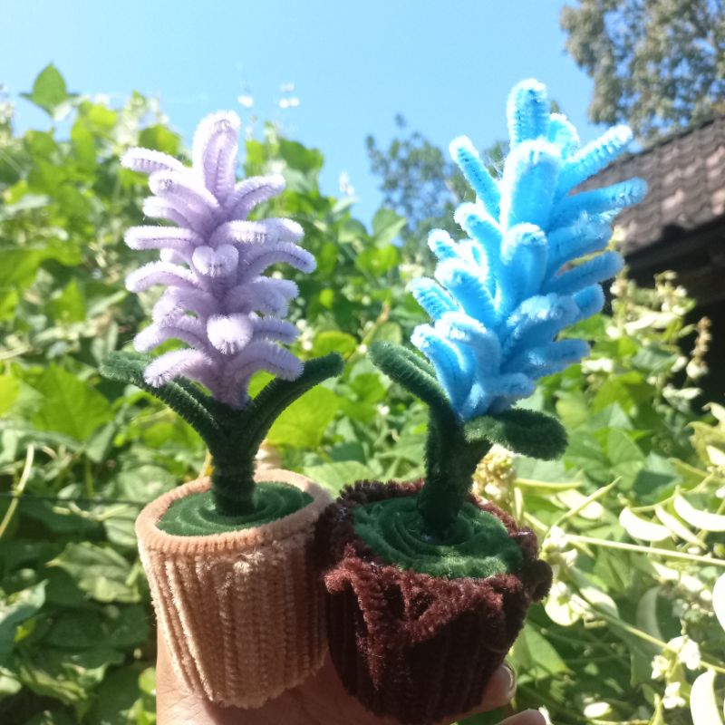 Jual POT BUNGA KAWAT BULU | PIPE CLEANER FLOWERS | diy bunga | Shopee ...