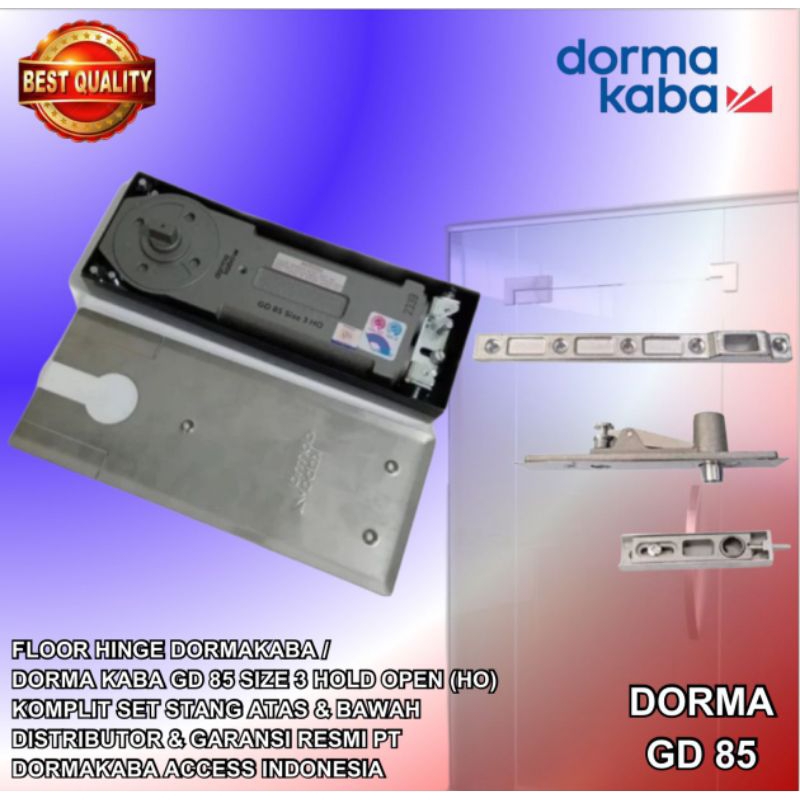 Jual Floor Hinge Dorma Kaba/DormaKaba GD 85 Size 3 HO 90 ORIGINAL ...