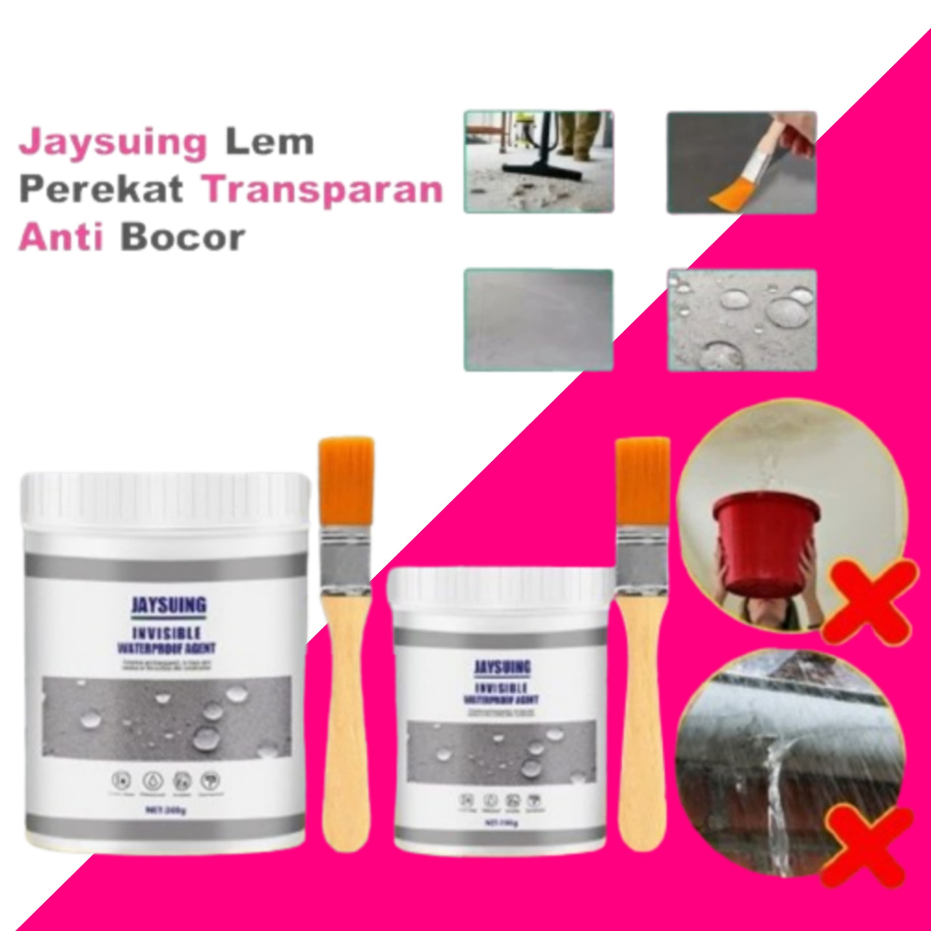 Jual Jaysuing Lem Transparan Anti Bocor Rembes Air Penambal Perekat Atap Rumah Genteng Keramik ...