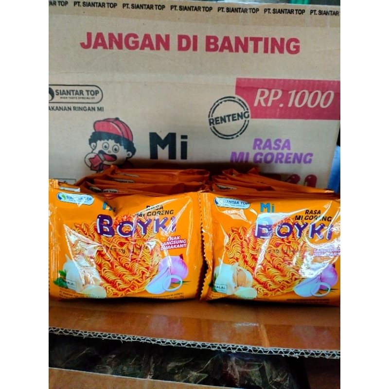 Jual mie boyki snack jadul rasa mie goreng (1 renceng 10 pcs) | Shopee ...