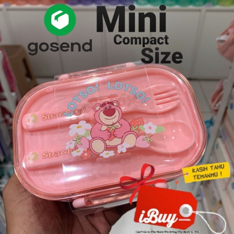 Jual iBuy Miniso Disney Toys Story Lotso Bento Lunch Box Kotak Bekal ...