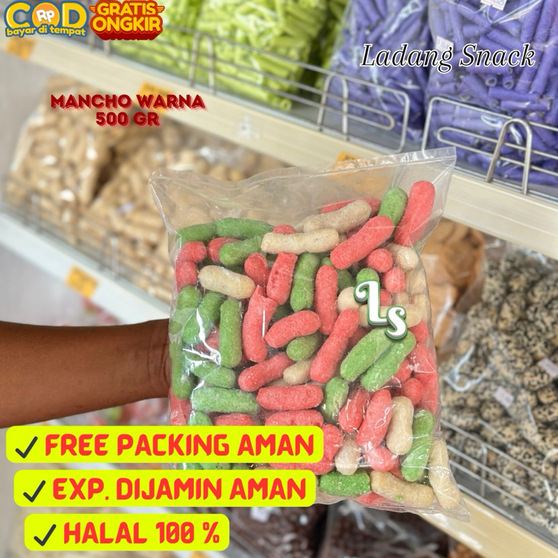 Jual [2196]--[500 GR] MANCO WARNA WARNI / MANCHO WARNA MANIS / TAHI ...