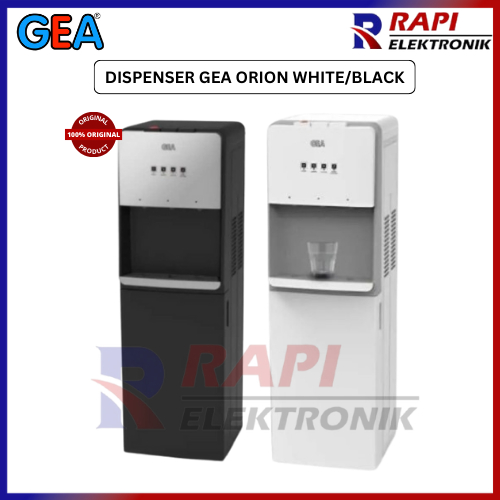 Jual DISPENSER GEA ORION WHITE/BLACK GALON BAWAH | Shopee Indonesia