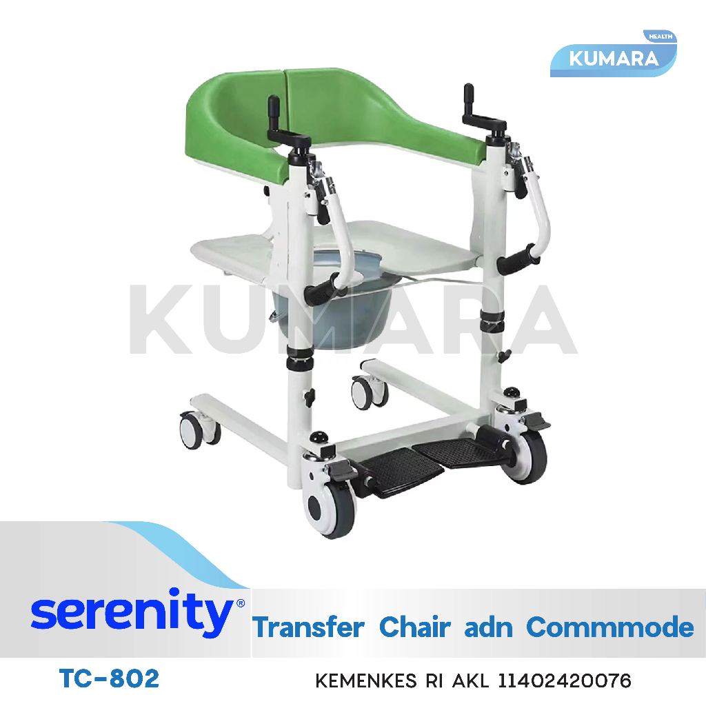Jual SERENITY - Kursi Roda Transfer Pasien TC-802 Semi Hidrolik ...