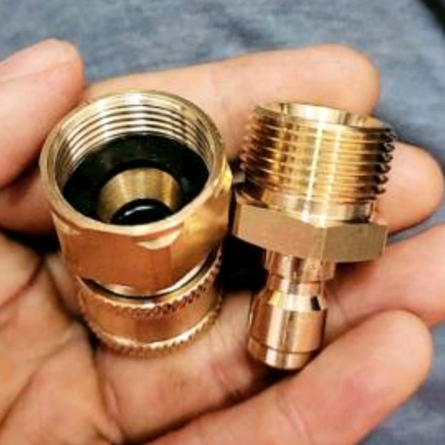 Jual Quick Release Connect Coupler M22 (1 Set Male dan Female) untuk ...