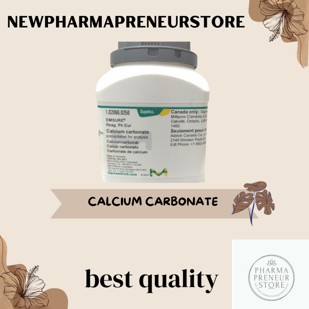 Jual CALCIUM CARBONATE PRO ANALISA MERCK KEMASAN 50 DAN 100 GRAM BEST ...