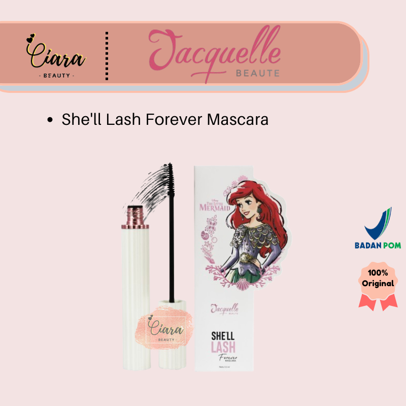 Jual Jacquelle She'll Lash Forever Mascara - Disney Princess Ariel ...