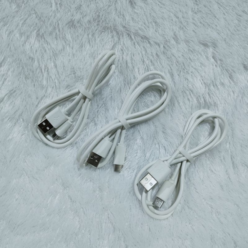 Jual kabel data USB TYPE C KABEL DATA USB COLOKAN TYPE C BULAT NON PACK ...