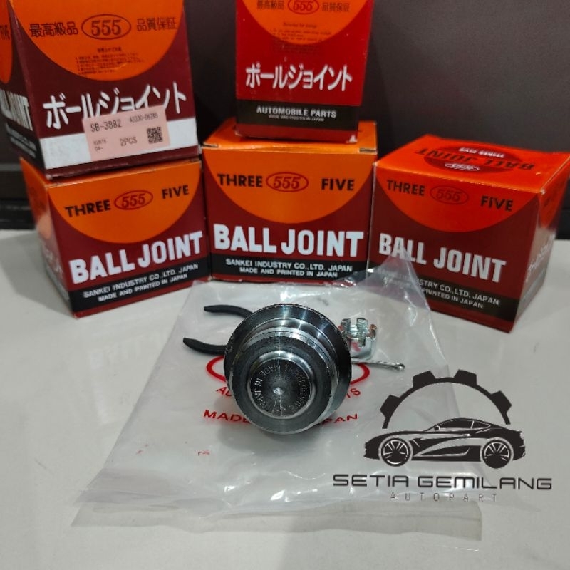 Jual BALL JOINT LOW BAWAH INNOVA FORTUNER HILUX 2004-2015 ASLI 555 ...