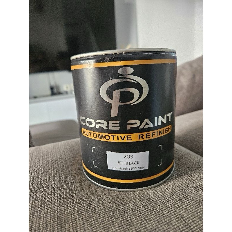 Jual Base Coat PU JetBlack 203/Core paint/Premium/1Liter | Shopee Indonesia